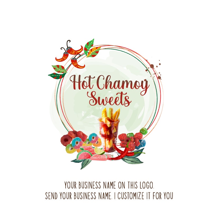 Sweet Treats Logo Design Mexican Hot Sweets Logo Dulces - Etsy