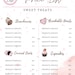 Sweet Treats PRICE LIST Template, Editable Super Easy,heart Breakable ...