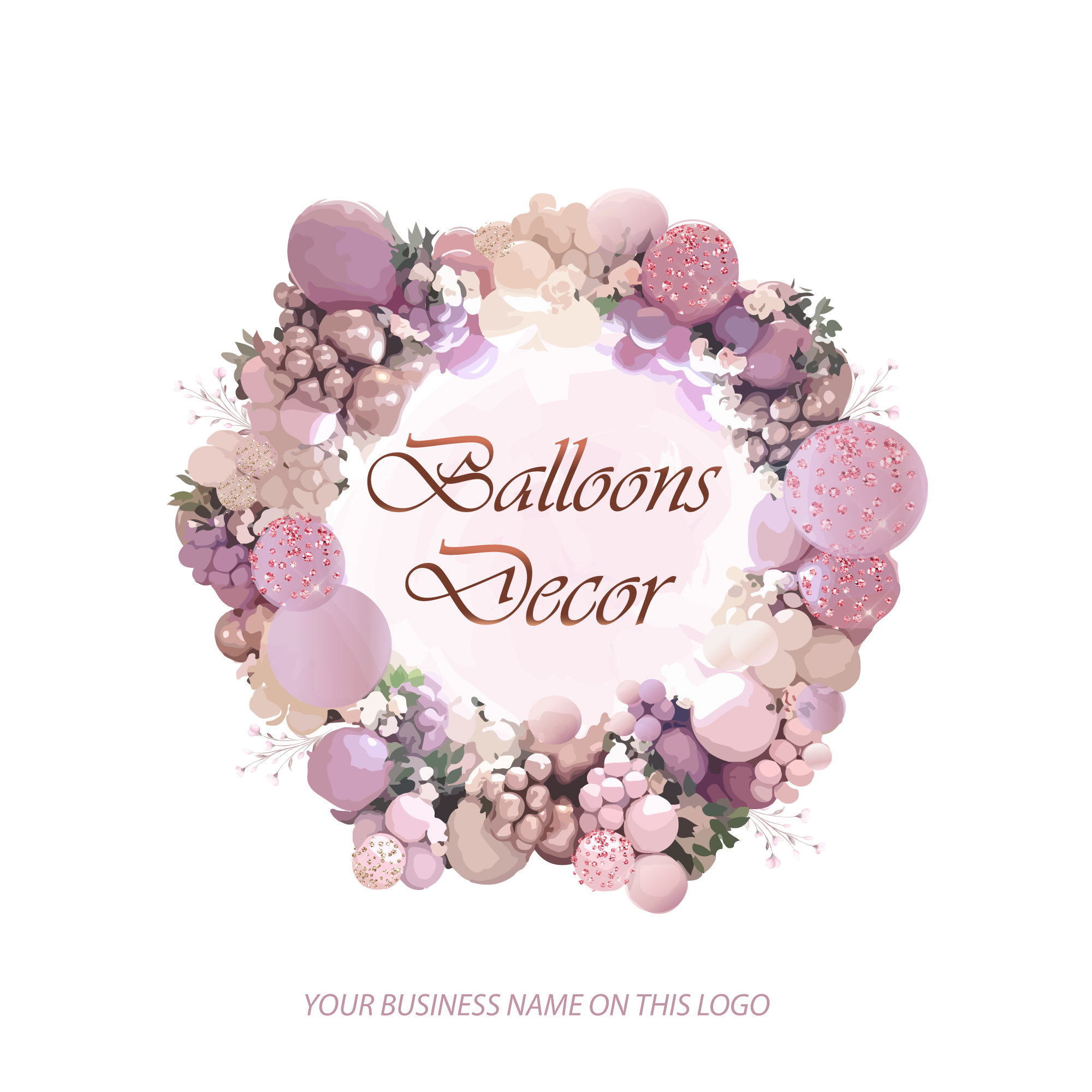 Party Planner Logo , Balloon Designer Logo Design , Arch Balloons Logo ...