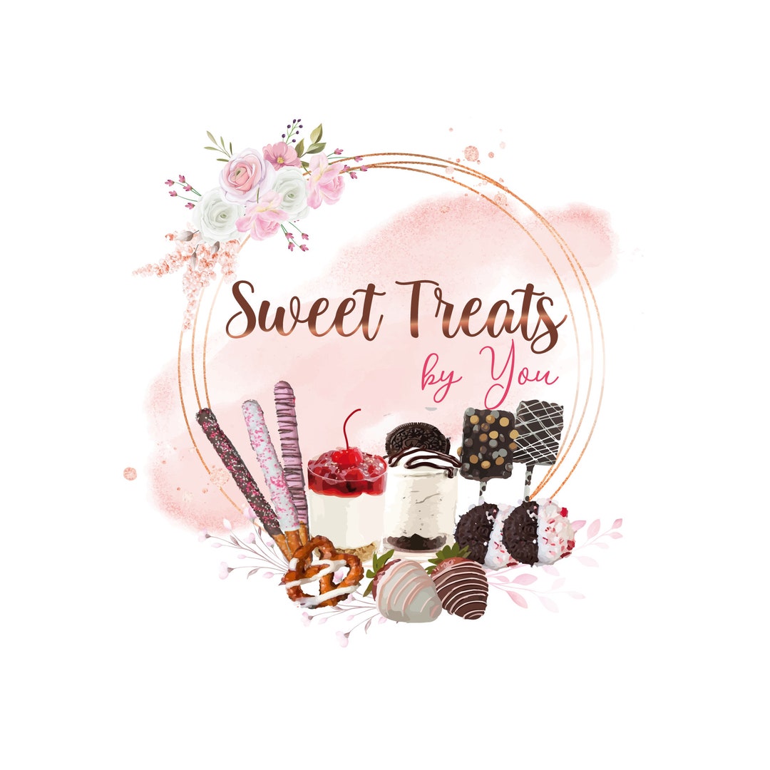 Sweet Treats Logo Design, Cake Shot Logo, Cheescake Jar Logo ...