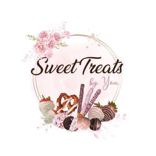 Sweet Treats Logo Design Strawberry Chocolate Cakesicle and - Etsy
