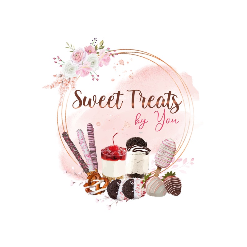 Sweet Treats Logo Design Cake Shot Logo Cheescake Jar Logo - Etsy