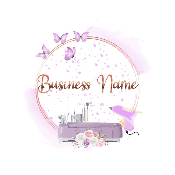 Crafts Logo Design Tumbler Design Logo Paper Florist Logo - Etsy