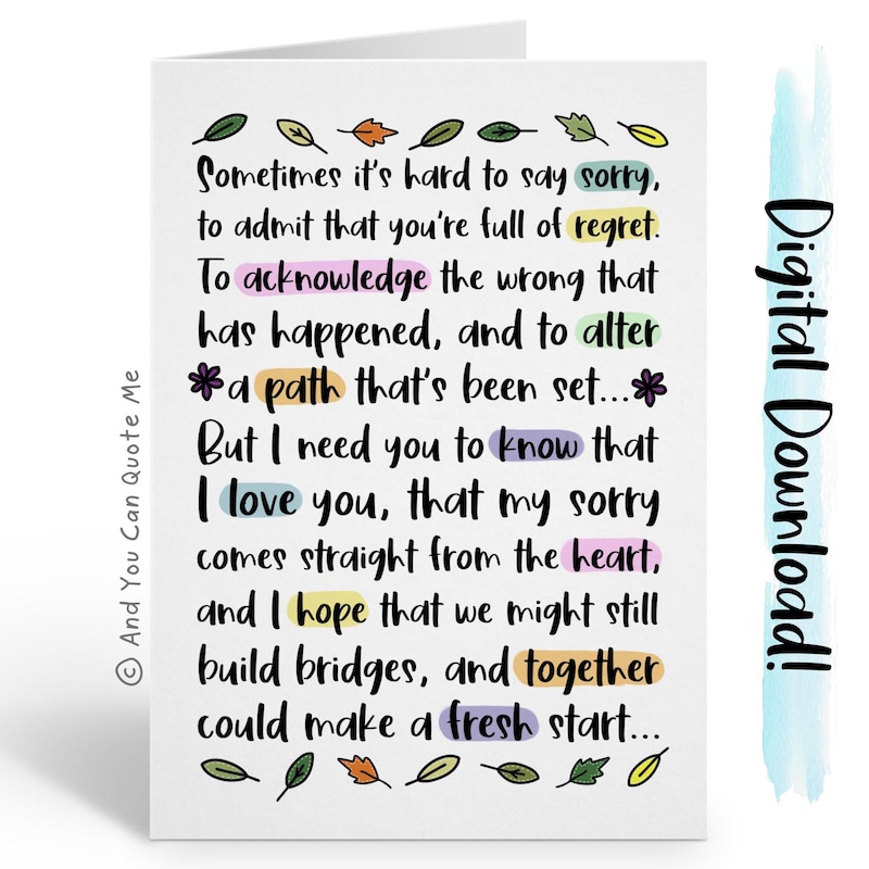 Break up Card - Etsy