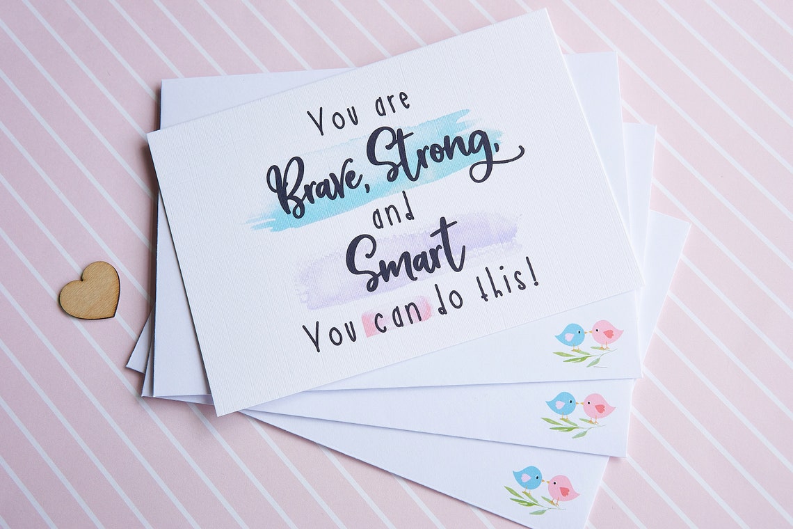 Positivity Postcards Encouragement Cards Notecard Set | Etsy