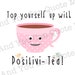 Printable Positivity Postcards, Postcard Set, Instant Download ...
