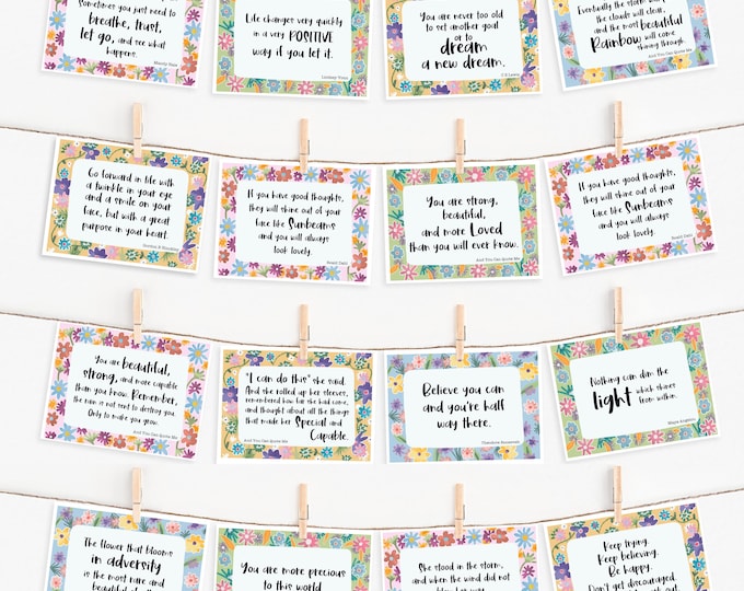 112 Printable Encouraging Quote Cards, Encouraging Cards, Journal ...