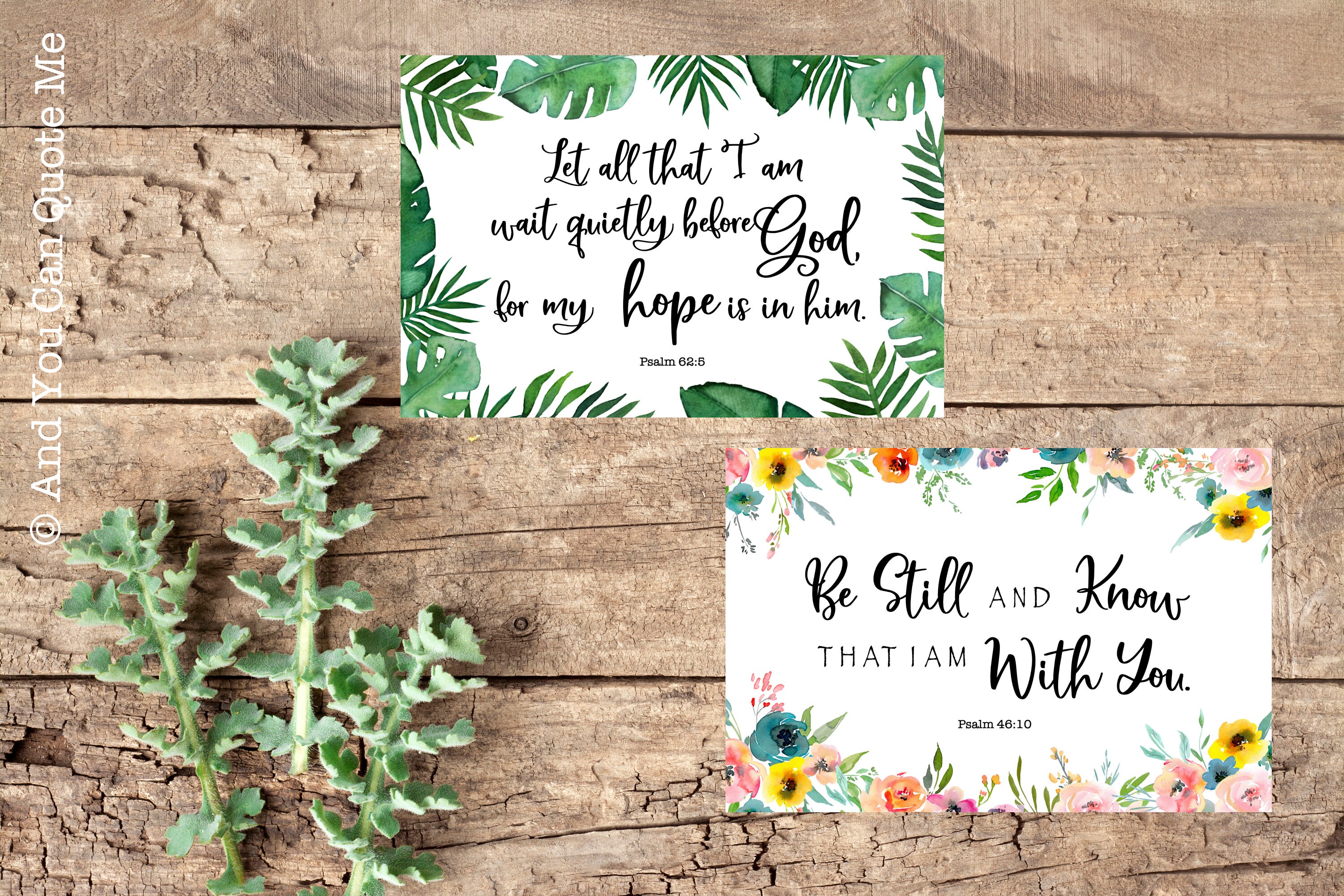 4x6 Bible Verse Cards, Psalms Quotes, Instant Download Cards, Printable ...