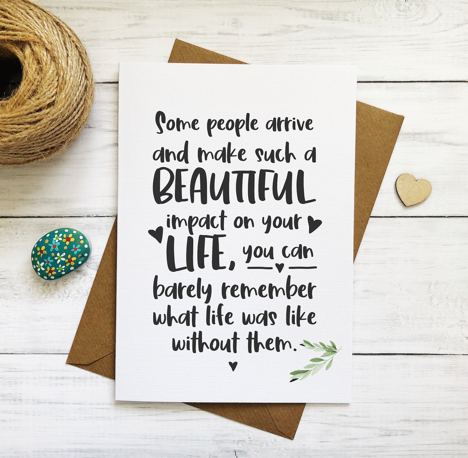 Friendship Card Best Friend Card Colleague Card Thank You - Etsy