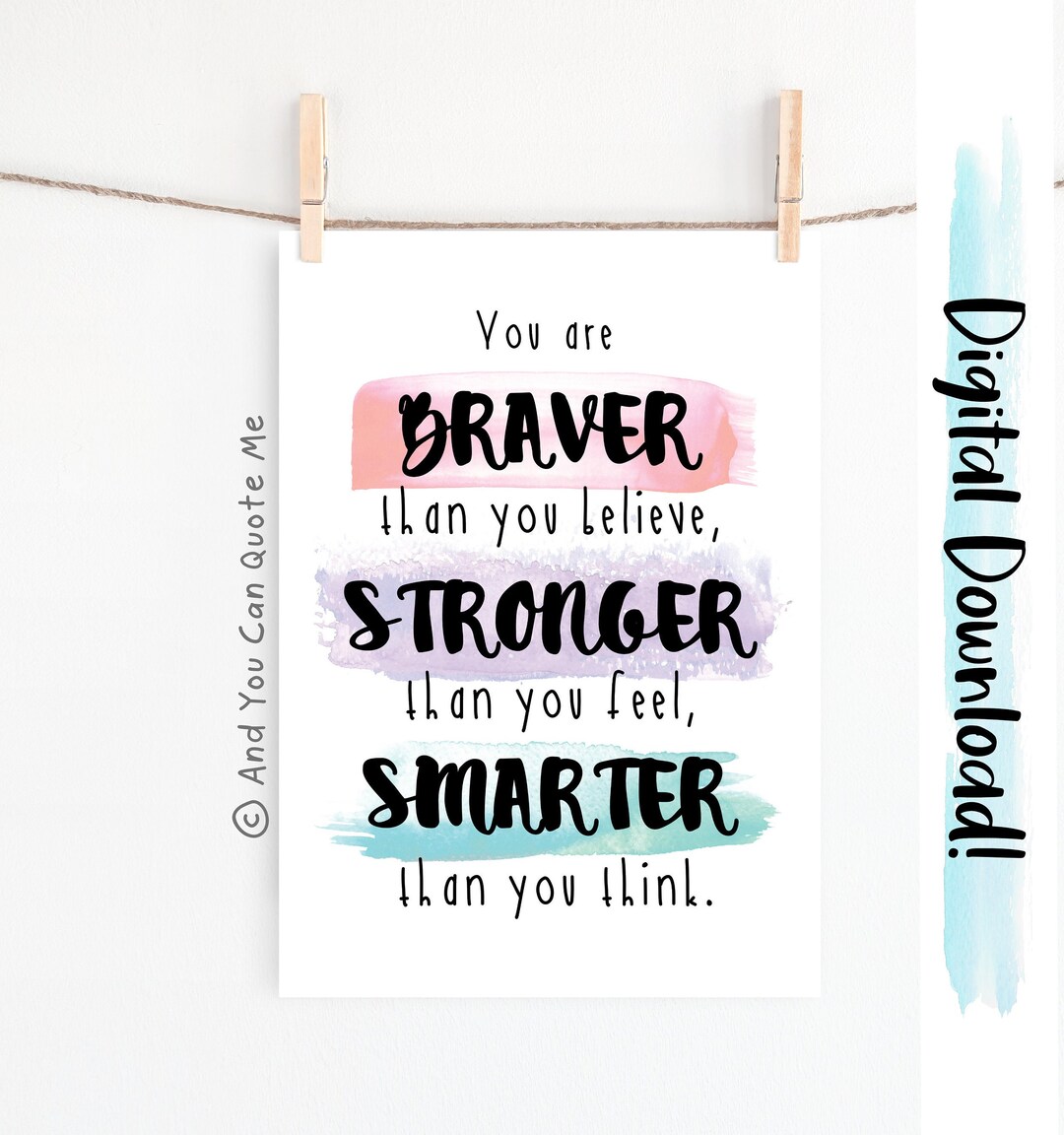Motivational Prints, Positive Prints, Printable Art, Statement Art ...