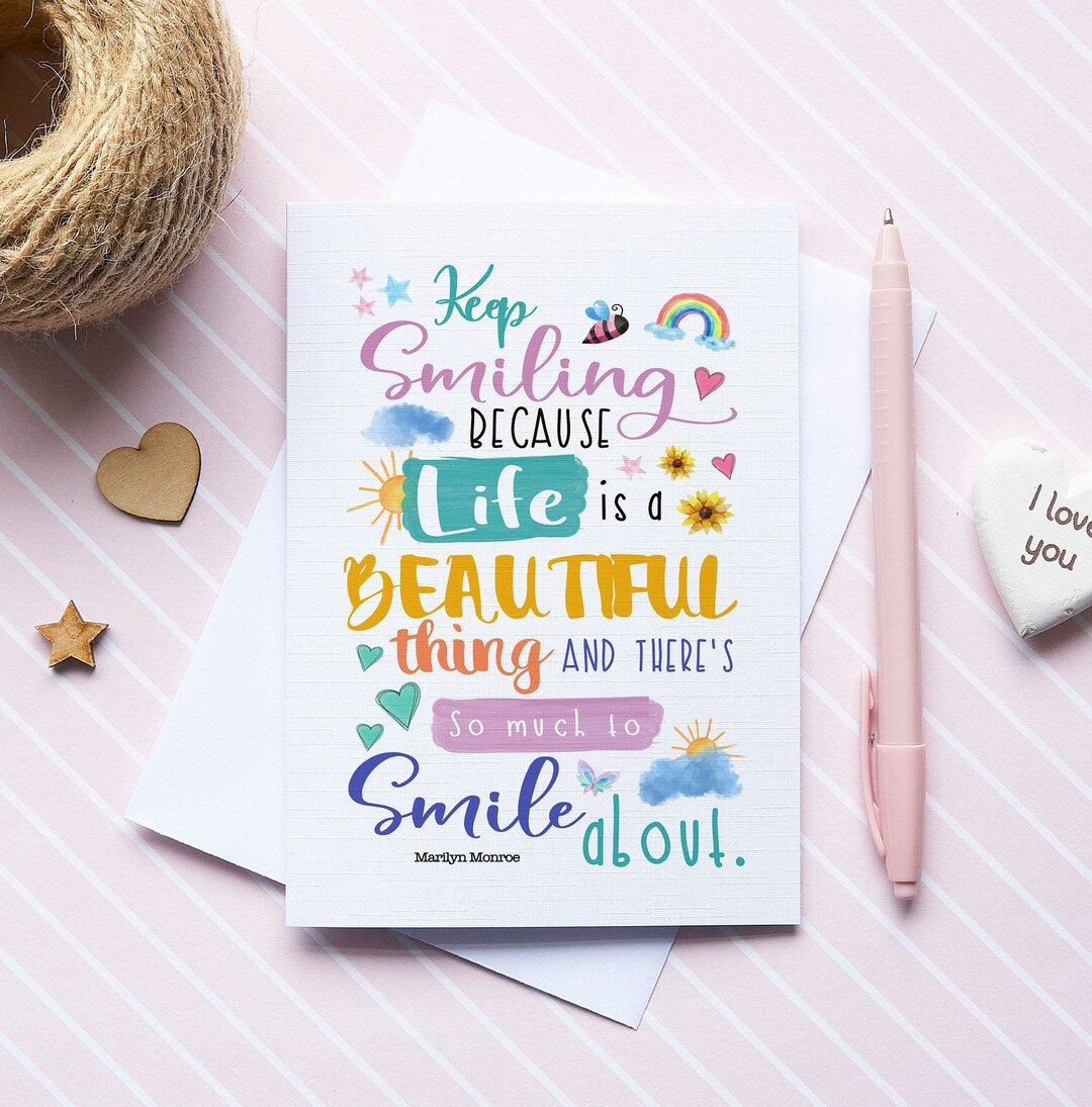 Positivity Card Encouragement Card Anxiety Card Supporting - Etsy