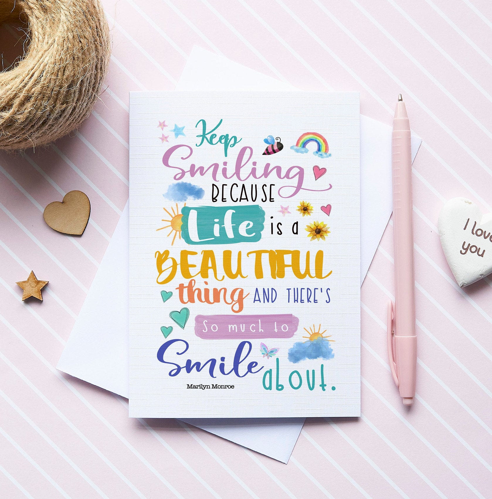 Positivity Card Encouragement Card Anxiety Card Supporting | Etsy