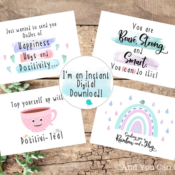 Postcards Motivational - Etsy