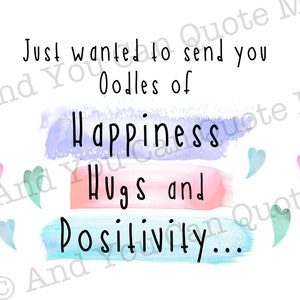 Printable Positivity Postcards, Postcard Set, Instant Download ...