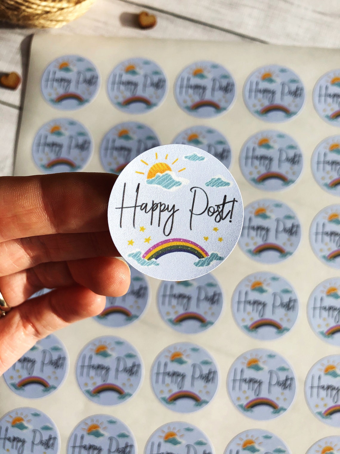 Positivity Stickers, Packaging Stickers, Happy Post Stickers, Seller ...