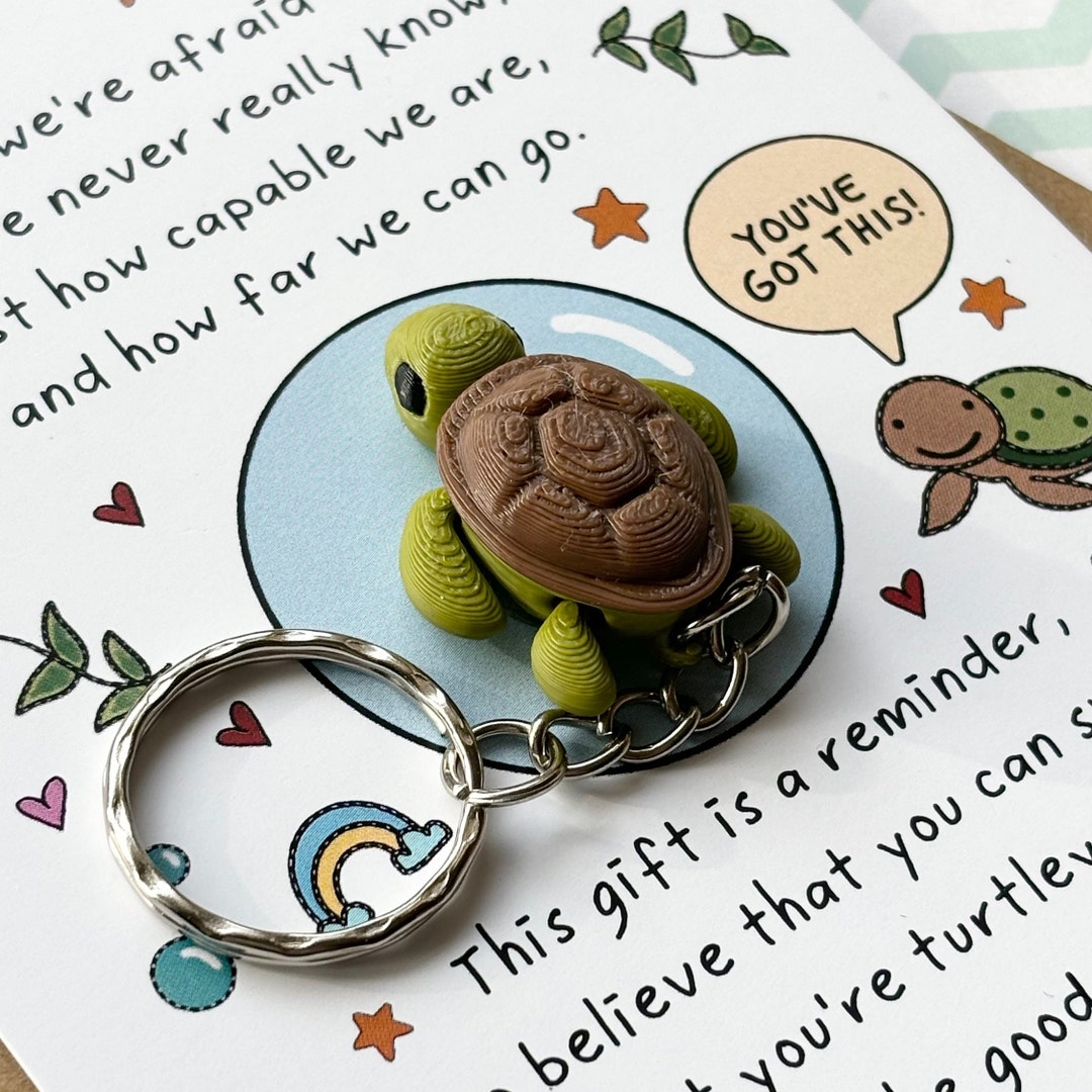 You've Got This, Turtle Keychain, Believe in Yourself, You Can Do It ...