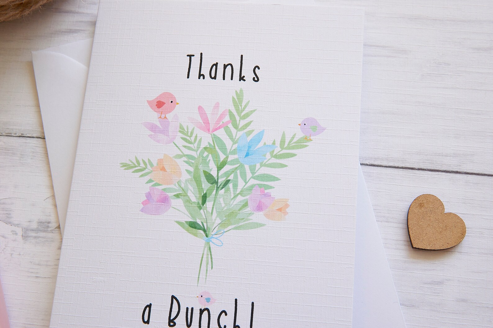Thank You Card Floral Card Thank You Teacher Thank You Key | Etsy