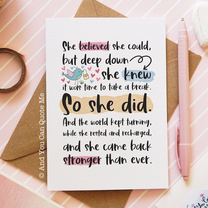 Time Out Card - Etsy UK