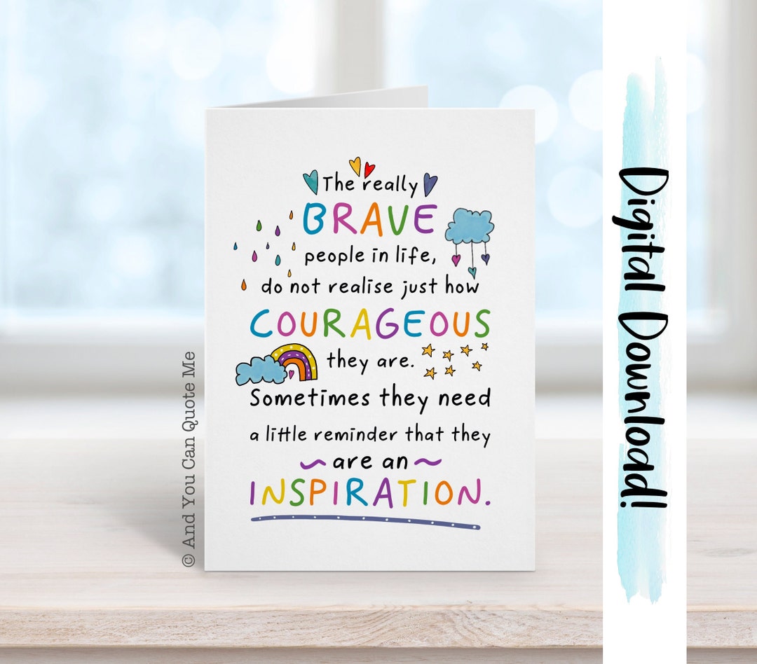 Printable Card Key Worker Card Friendship Card Inspiration - Etsy