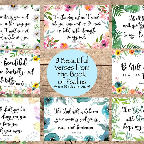 Bible Verse Cards - Etsy