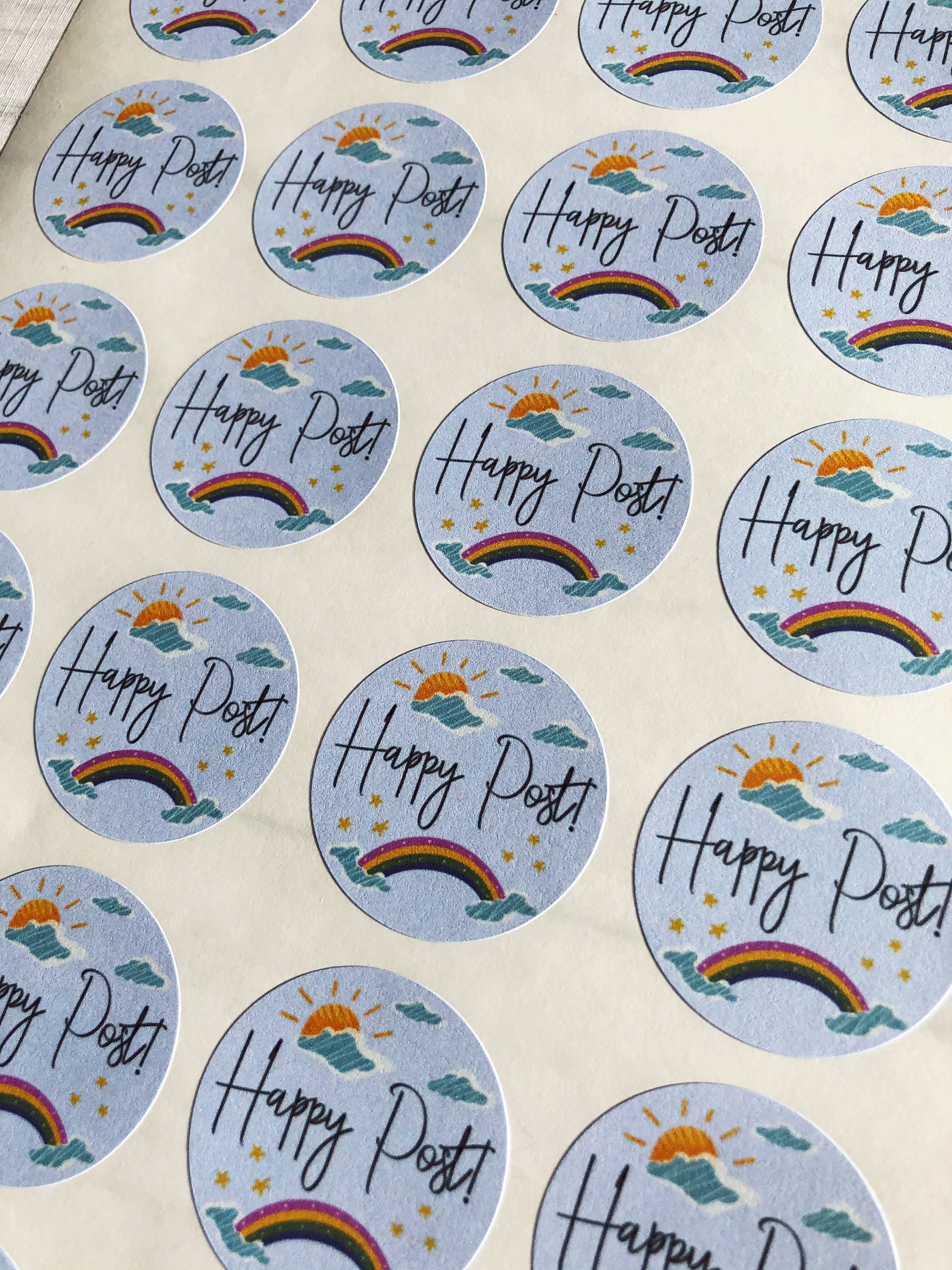 Positivity Stickers, Packaging Stickers, Happy Post Stickers, Seller ...