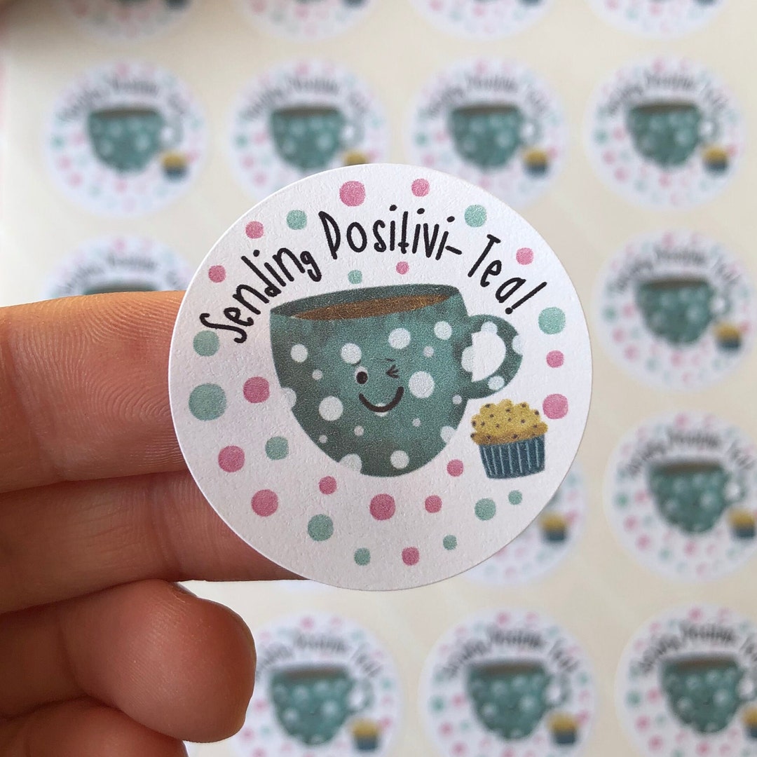 Positivity Stickers Packaging Sticker Seller Stickers Happy - Etsy