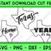 Texas State SVG Bundle SVG Cut File for Cricut and Silhouette ...