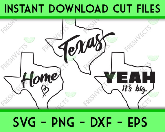 Texas State SVG Bundle SVG Cut File for Cricut and | Etsy