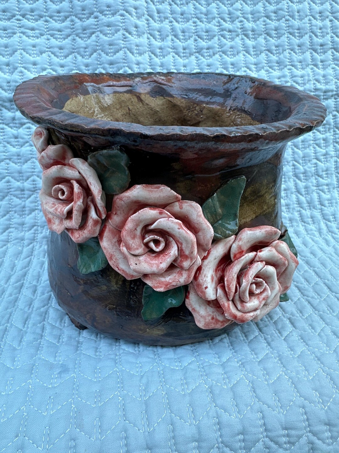 Succulent Ceramic Pots Planter Handmade - Etsy