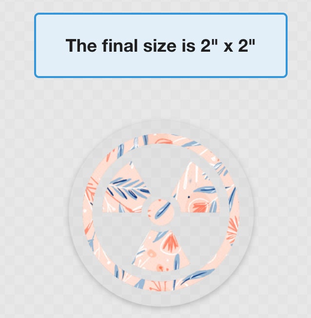 Clear Colorful Radiology Symbol Sticker Radiology Sticker | Etsy