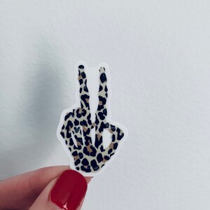 Cheetah Peace Sign Skeleton Sticker: Radiology Tech Gift - Etsy