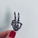 Cheetah Peace Sign Skeleton Sticker: Radiology Tech Gift - Etsy