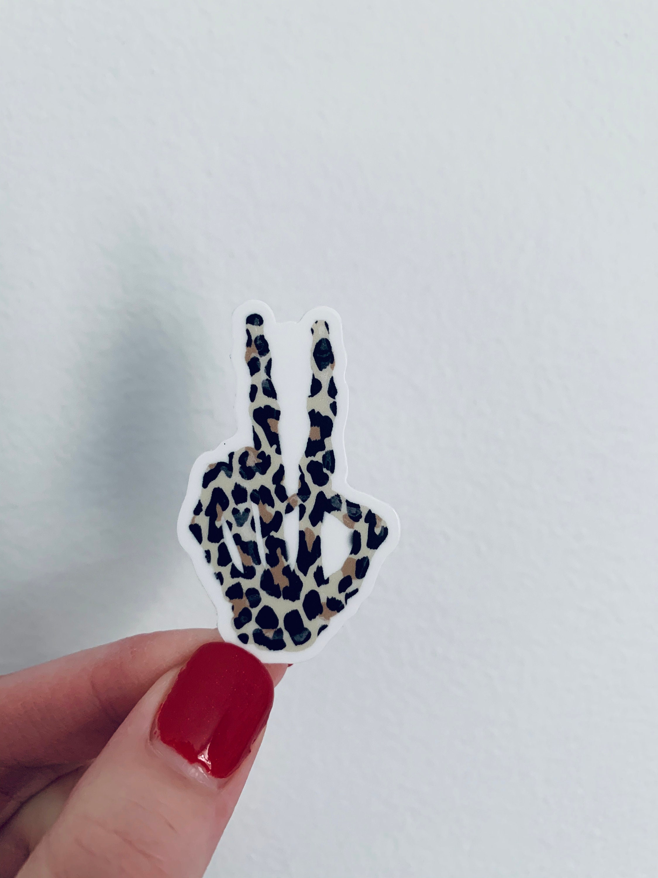 Cheetah Peace Sign Skeleton Sticker: Radiology Tech Gift - Etsy