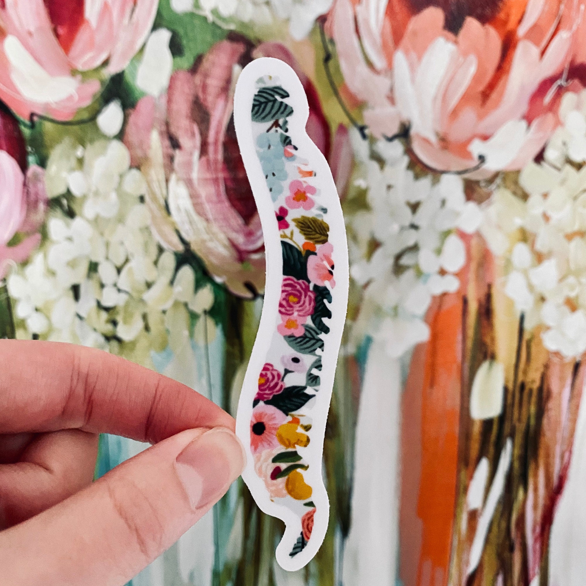 Floral Curved Spine Sticker Chiropractor Chiropractor | Etsy