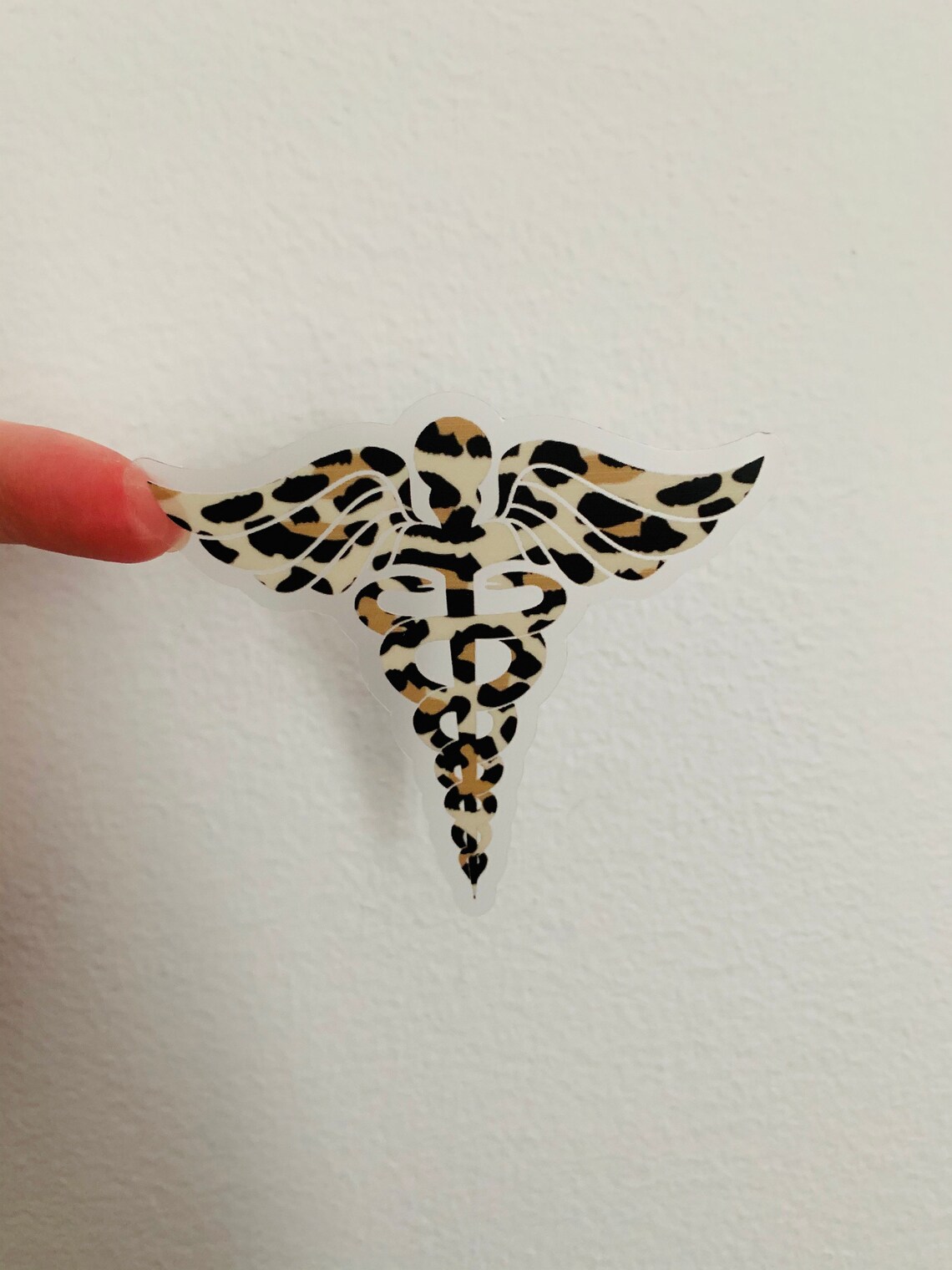 Clear Cheetah Medical Symbol Sticker Nursing Student Nursing - Etsy