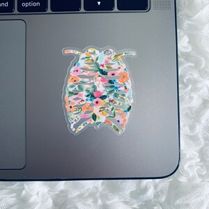 Floral Thoracic Cavity Sticker: Weatherproof Anatomy Decal - Etsy