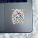Floral Thoracic Cavity Sticker: Weatherproof Anatomy Decal - Etsy