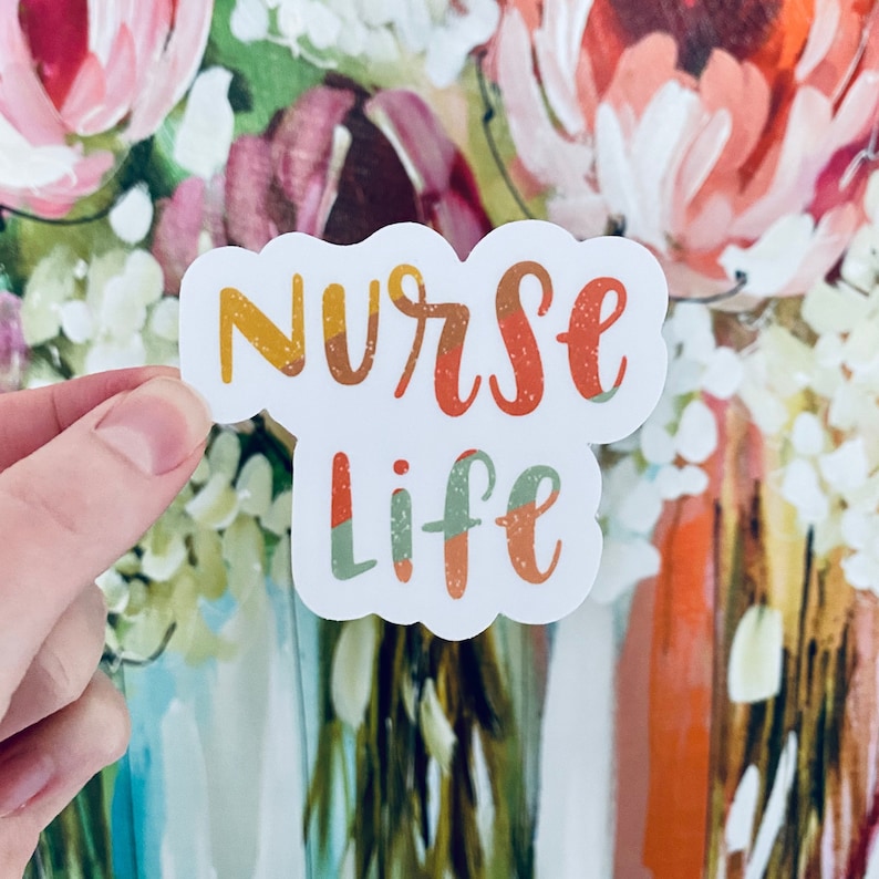 Nursing Sticker Nursing Student Sticker Healthcare Sticker - Etsy
