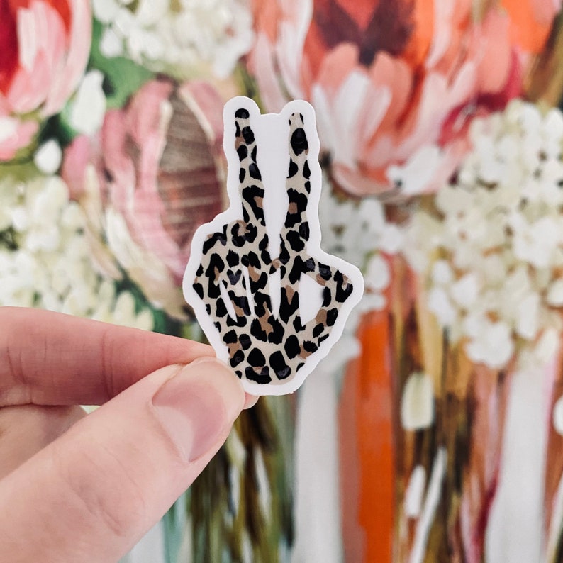 Cheetah Peace Sign Skeleton Sticker: Radiology Tech Gift - Etsy