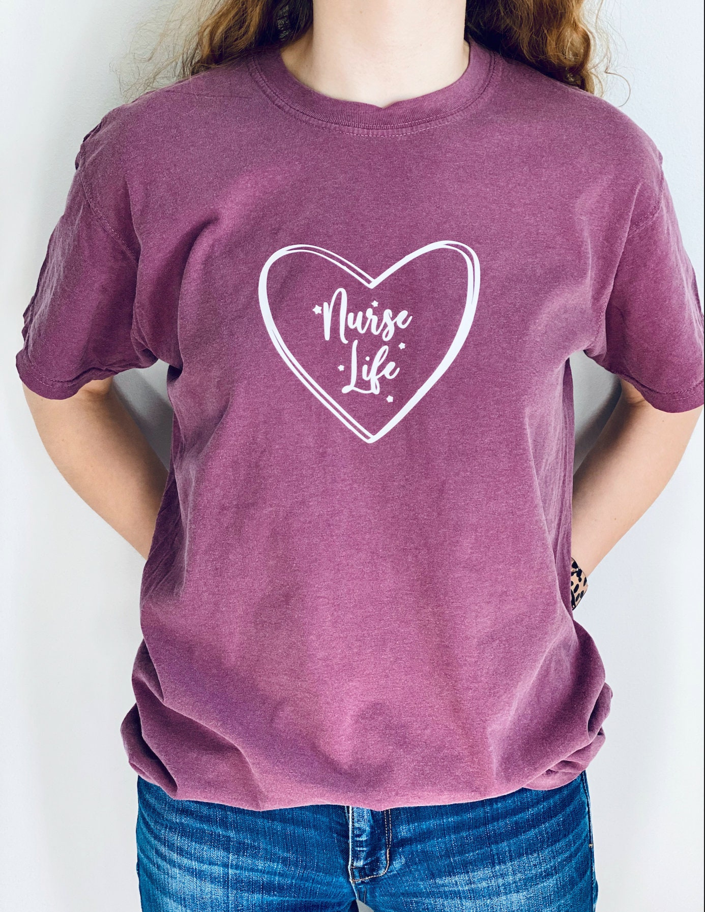 Nurse Shirt Nursing T Shirt Berry Nurse Life Heart T-Shirt | Etsy