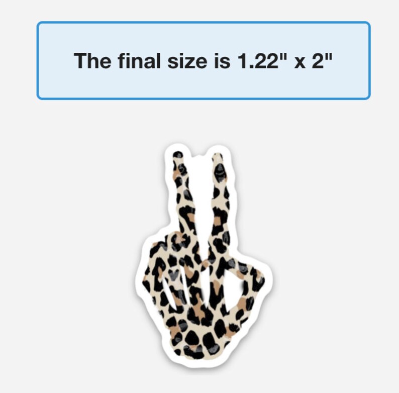 Cheetah Peace Sign Skeleton Sticker: Radiology Tech Gift - Etsy