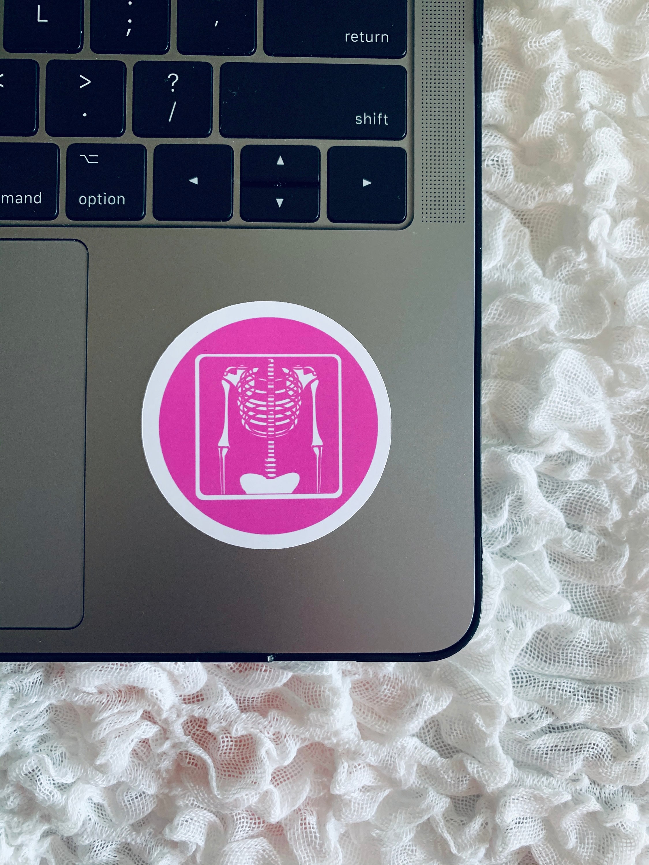 Radiology Symbol Pink