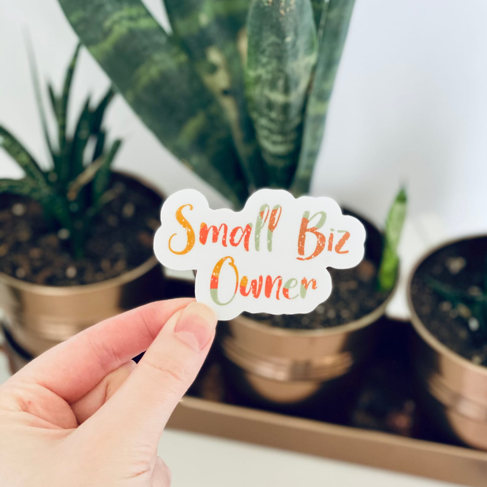 Colorful Small Business Owner Sticker | Etsy