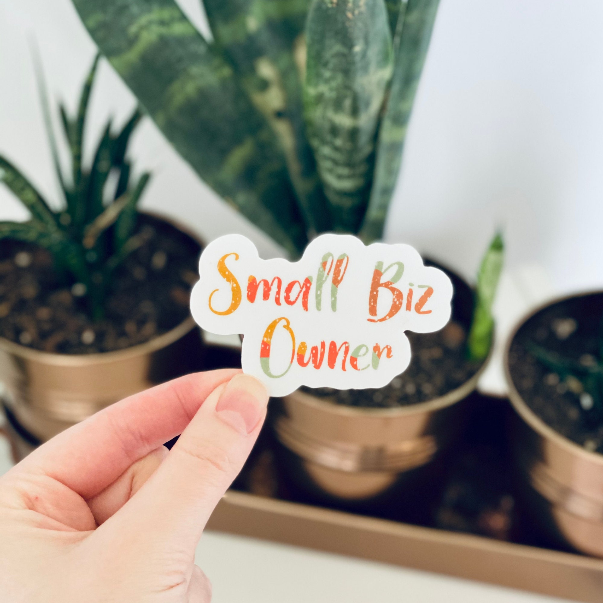 Colorful Small Business Owner Sticker | Etsy