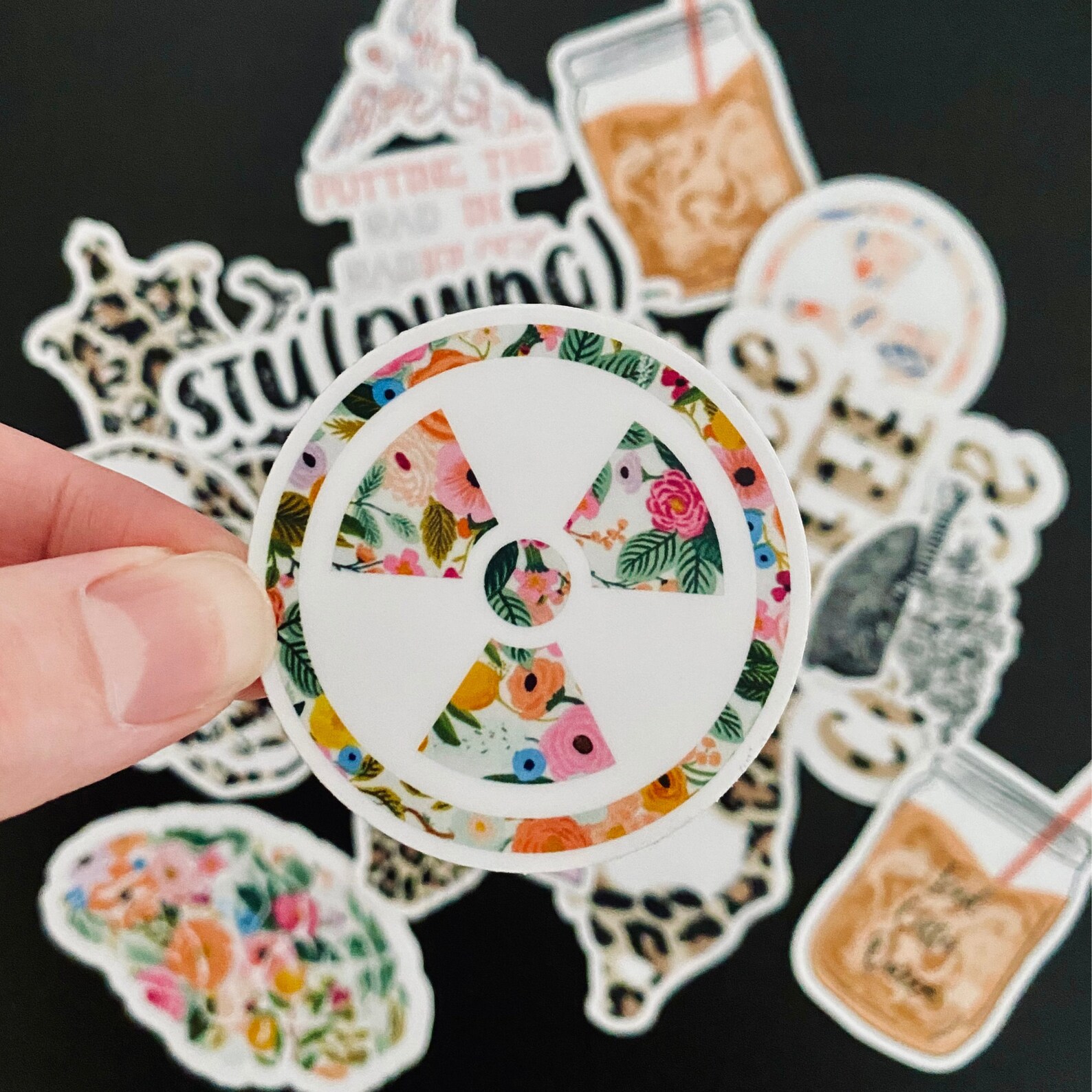 Floral Radiology Symbol Sticker Radiology Sticker Radiology - Etsy