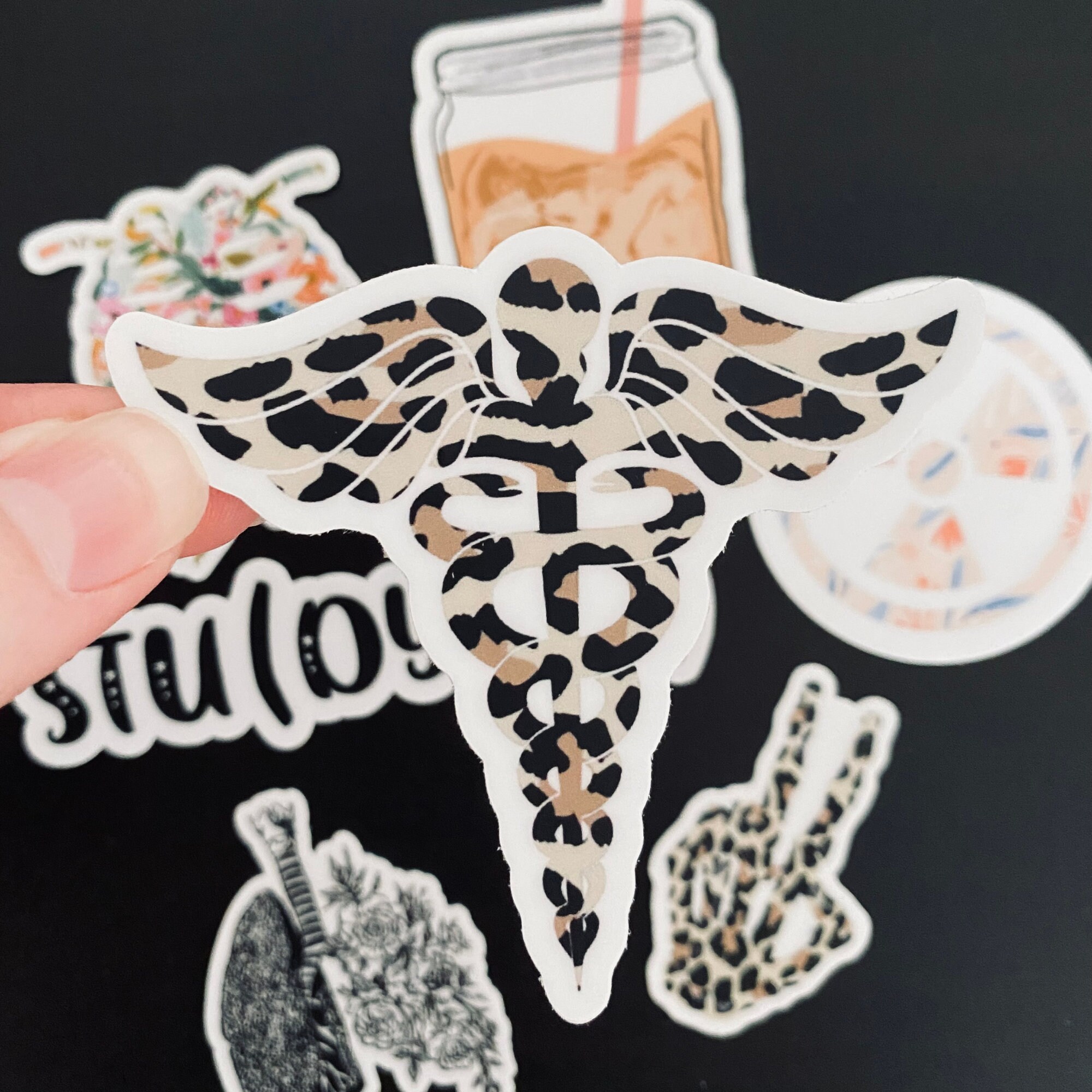 Cheetah Medical Symbol Sticker Nursing Student Nursing | Etsy