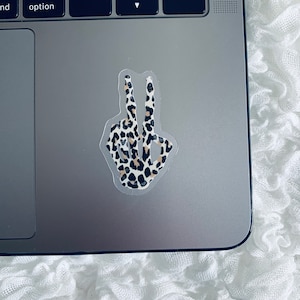 Clear Cheetah Peace Sign Skeleton Sticker, Radiology Sticker, Xray ...