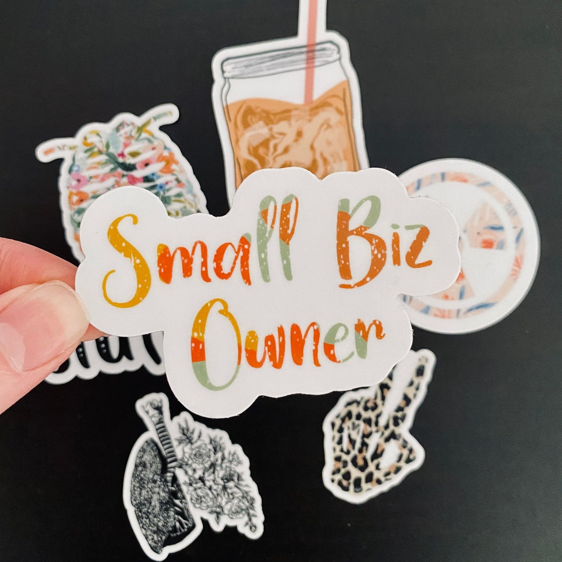 Colorful Small Business Owner Sticker | Etsy