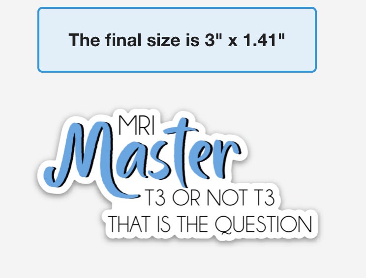 MRI Sticker MRI Master Sticker Nursing Sticker Nursing | Etsy