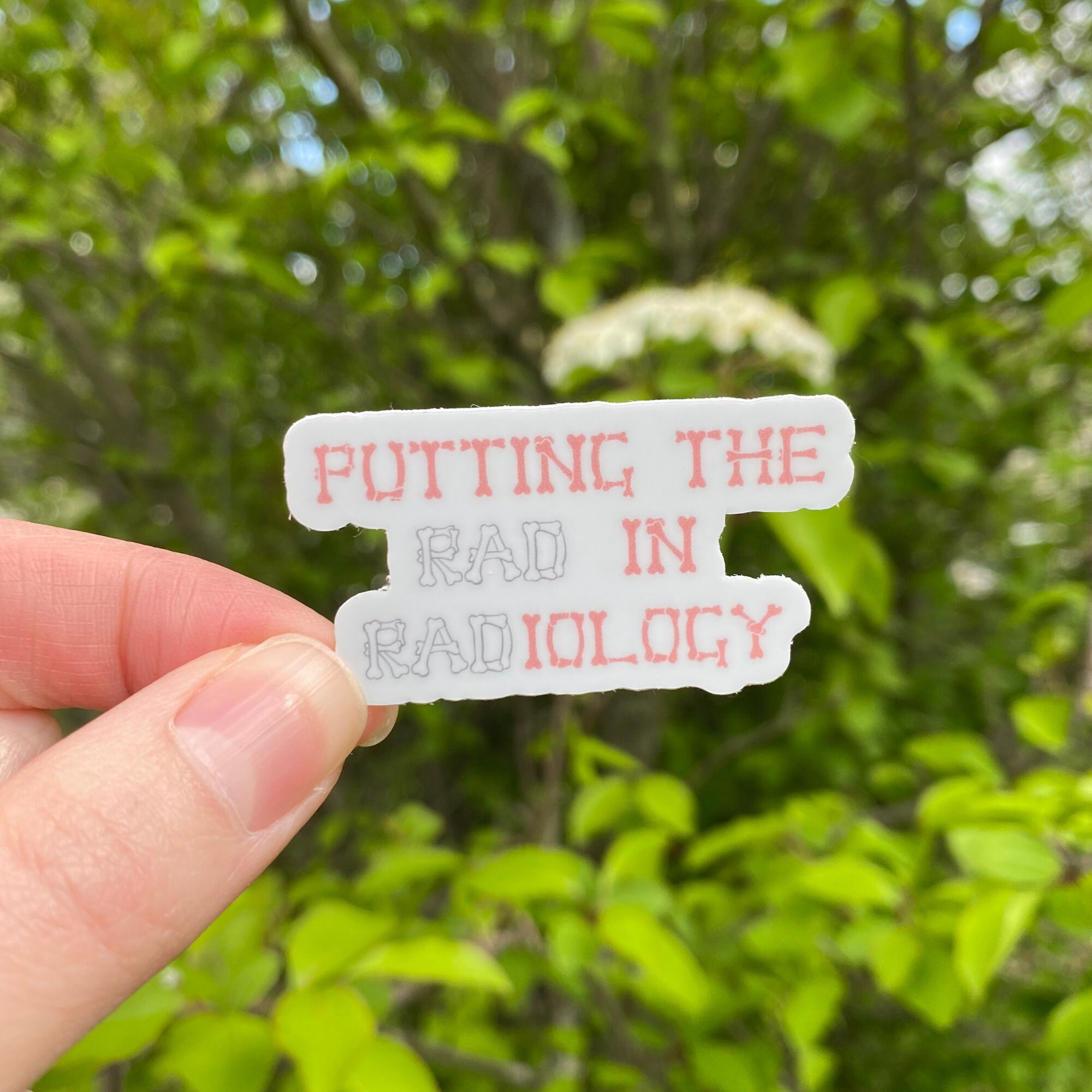 Putting the Rad in Radiology Sticker, Radiology Stickers, Radiology ...